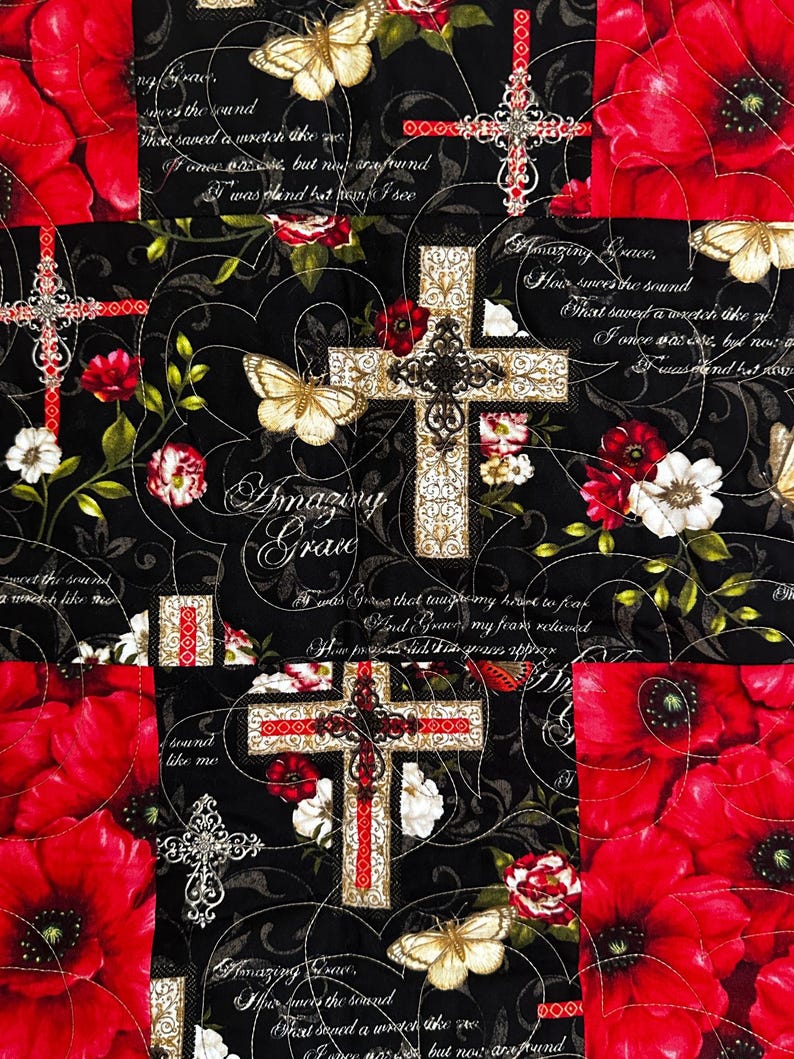 Amazing Grace - Handmade Prayer Quilt for Someone You Know Going Through a Difficult Time ...