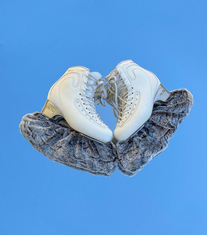 Fluffy Figure Skating Soakers | Soft Guards | Ice Skating Accessories ...