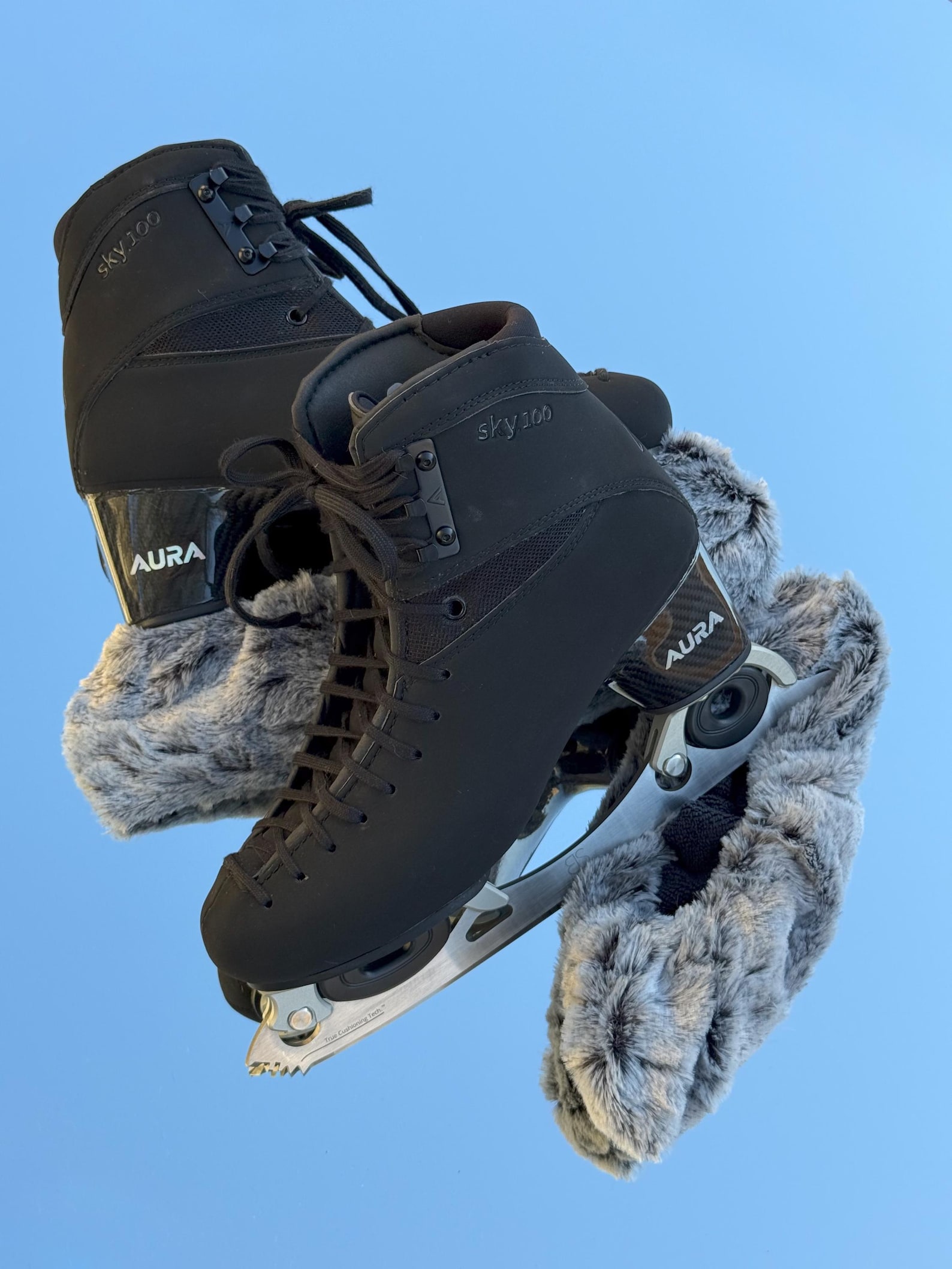 Fluffy Figure Skating Soakers | Soft Guards | Ice Skating Accessories ...