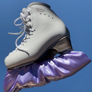 Figure Skating Soakers With Rhinestones| Soft Guards | Ice Skating ...