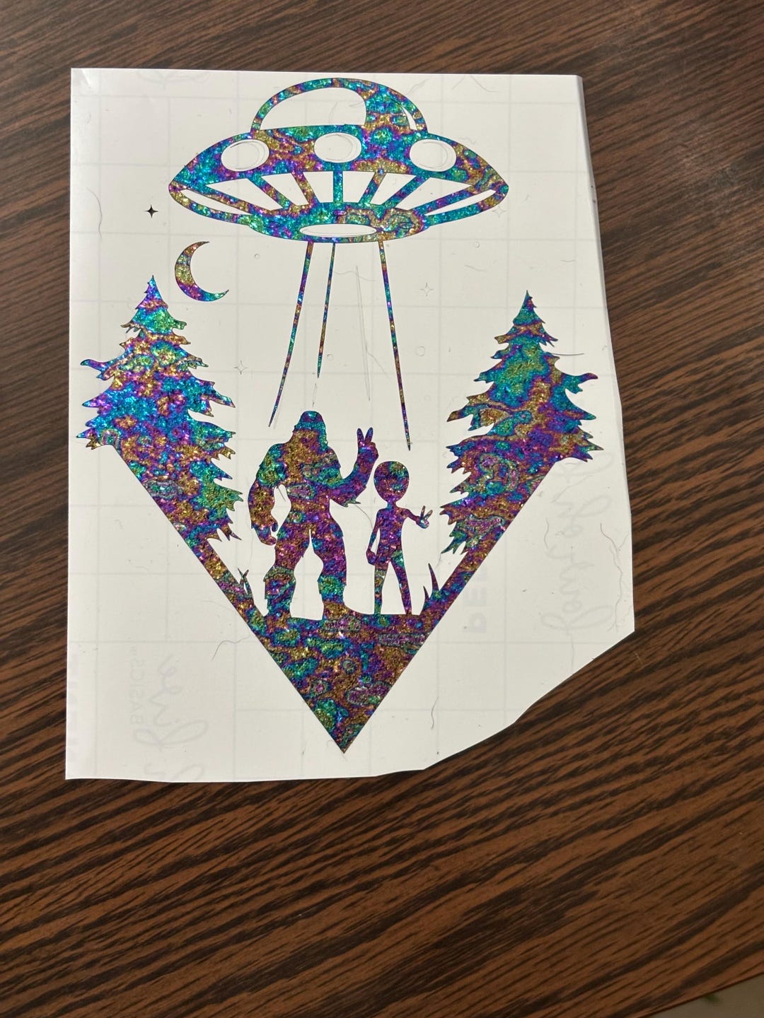Cryptid Companions Holographic Vinyl Decal - Etsy