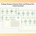 Feelings, Emotions Check-in Chart and Flashcard Set | Children, Kids ...