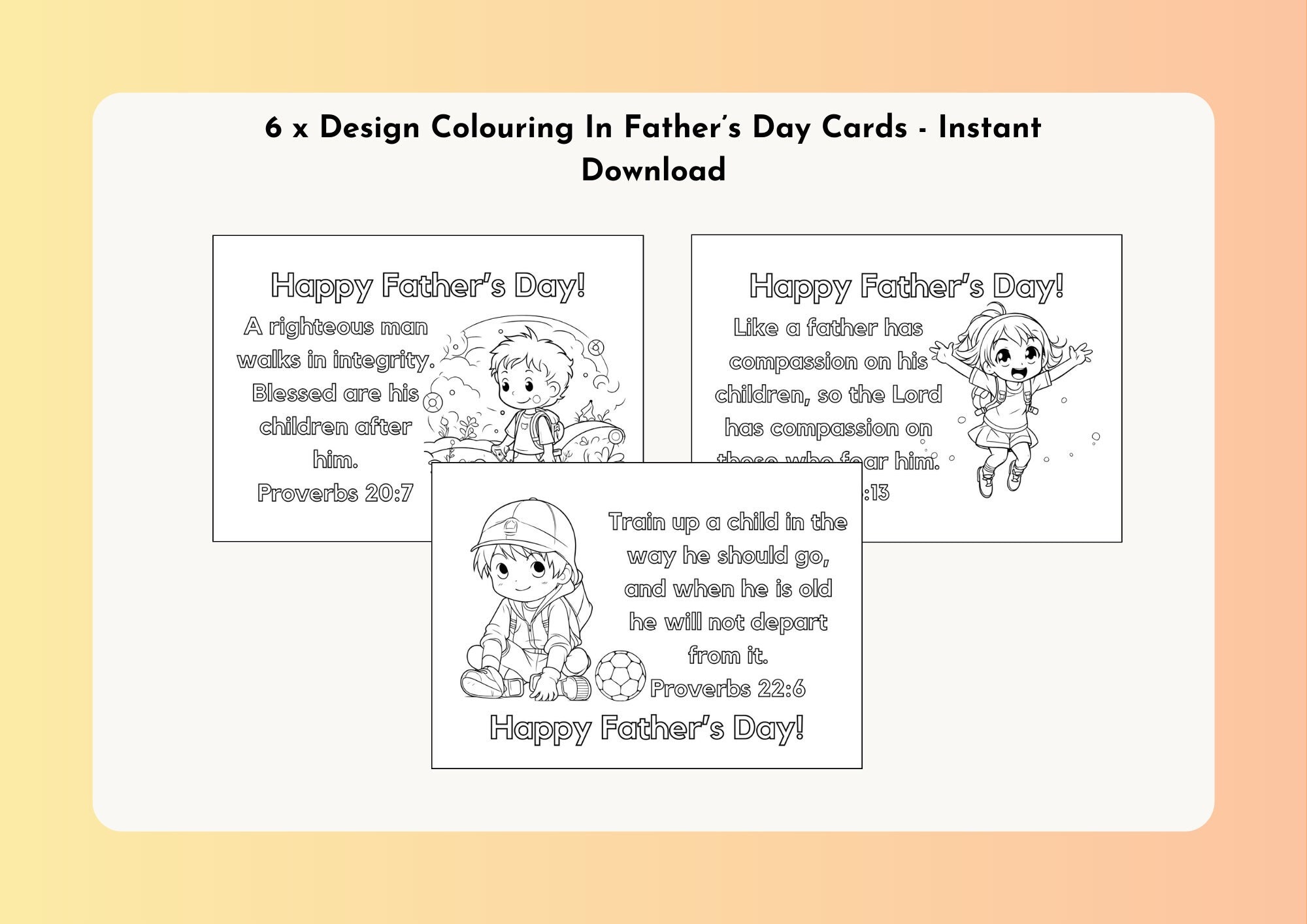 Colouring in Father's Day Cards | Christian Fathers, Daddy, Dad Day ...
