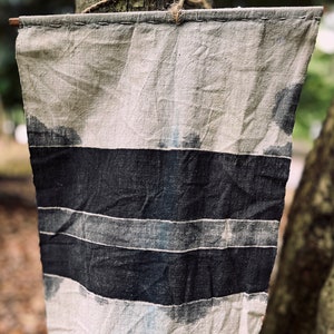 Japanese Vintage Cotton Flag With a Family Crest, Early Meiji Era. - Etsy