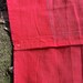 Japanese Vintage Benibana Safflower Dyed Sashiko Stitched Cotton Cloth ...