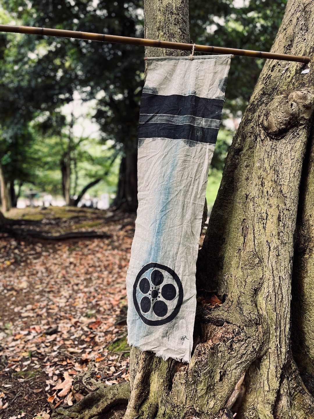 Japanese Vintage Cotton Flag With a Family Crest, Early Meiji Era. - Etsy