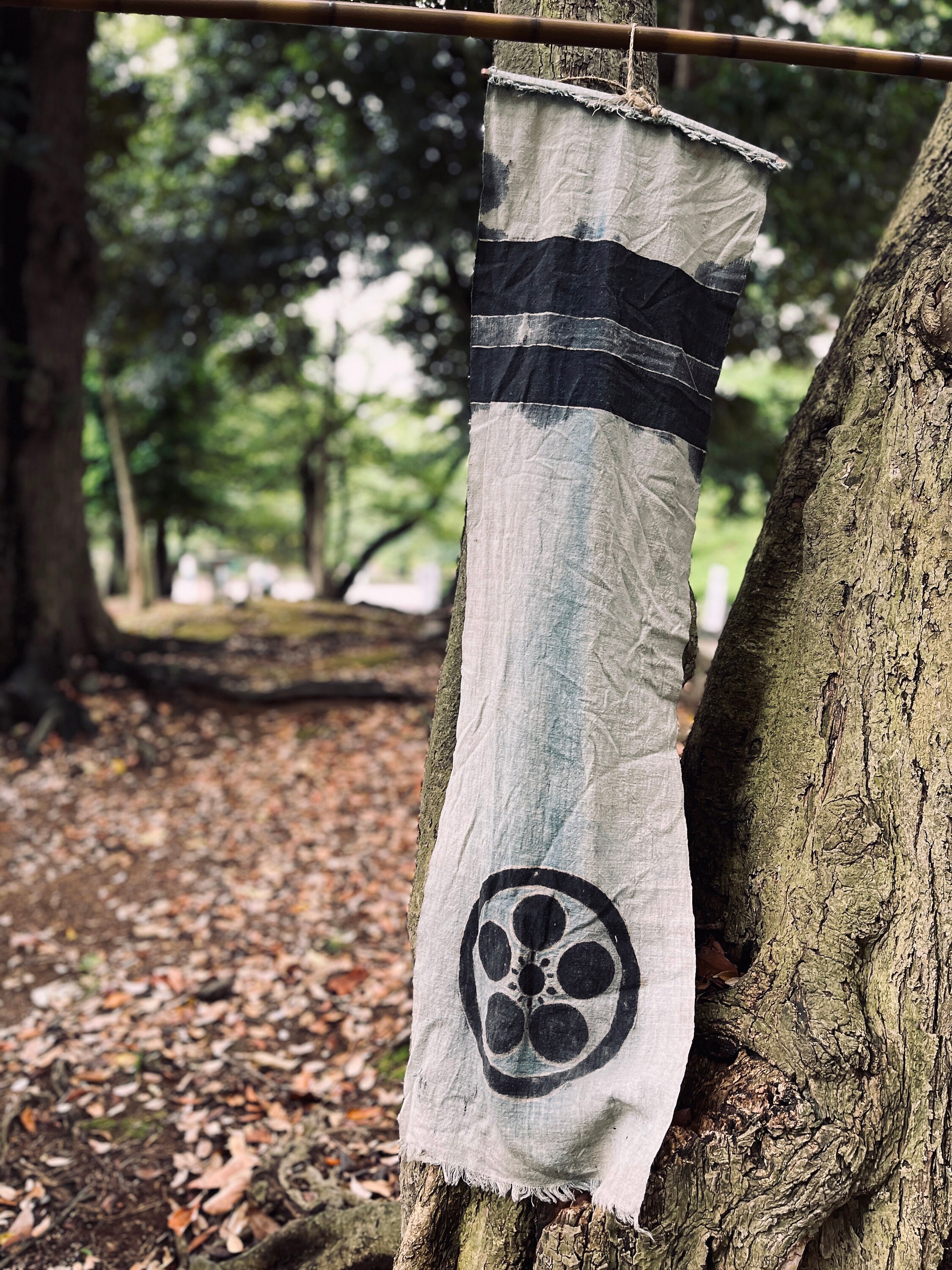 Japanese Vintage Cotton Flag With a Family Crest, Early Meiji Era. - Etsy