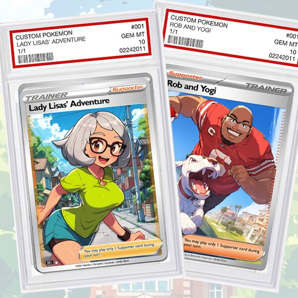 Pokemons Custom Card - Etsy