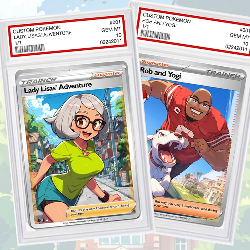 Pokemons Custom Card - Etsy