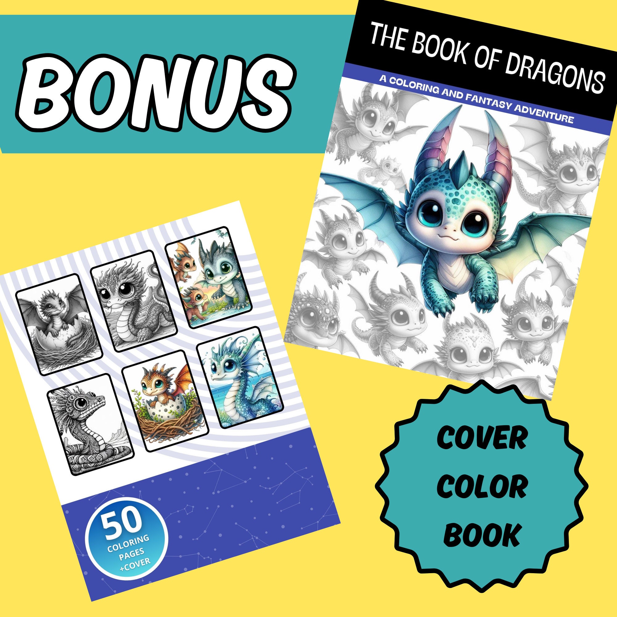 50 Enchanted Dragons Coloring Pages, Printable Coloring Pages for ...