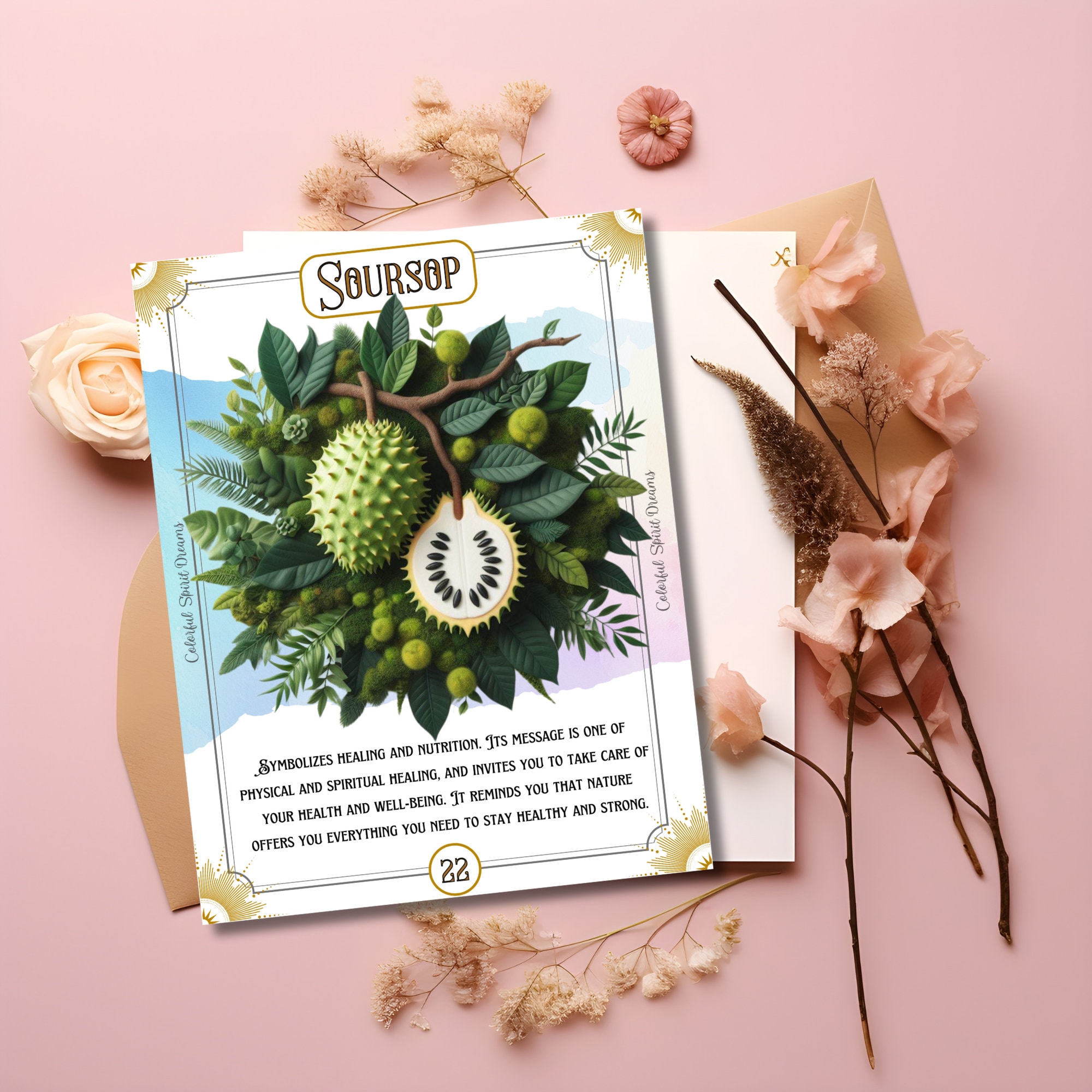 Printable Oracle Cards Green Tarot Cards Ancestral Plant Spirits ...