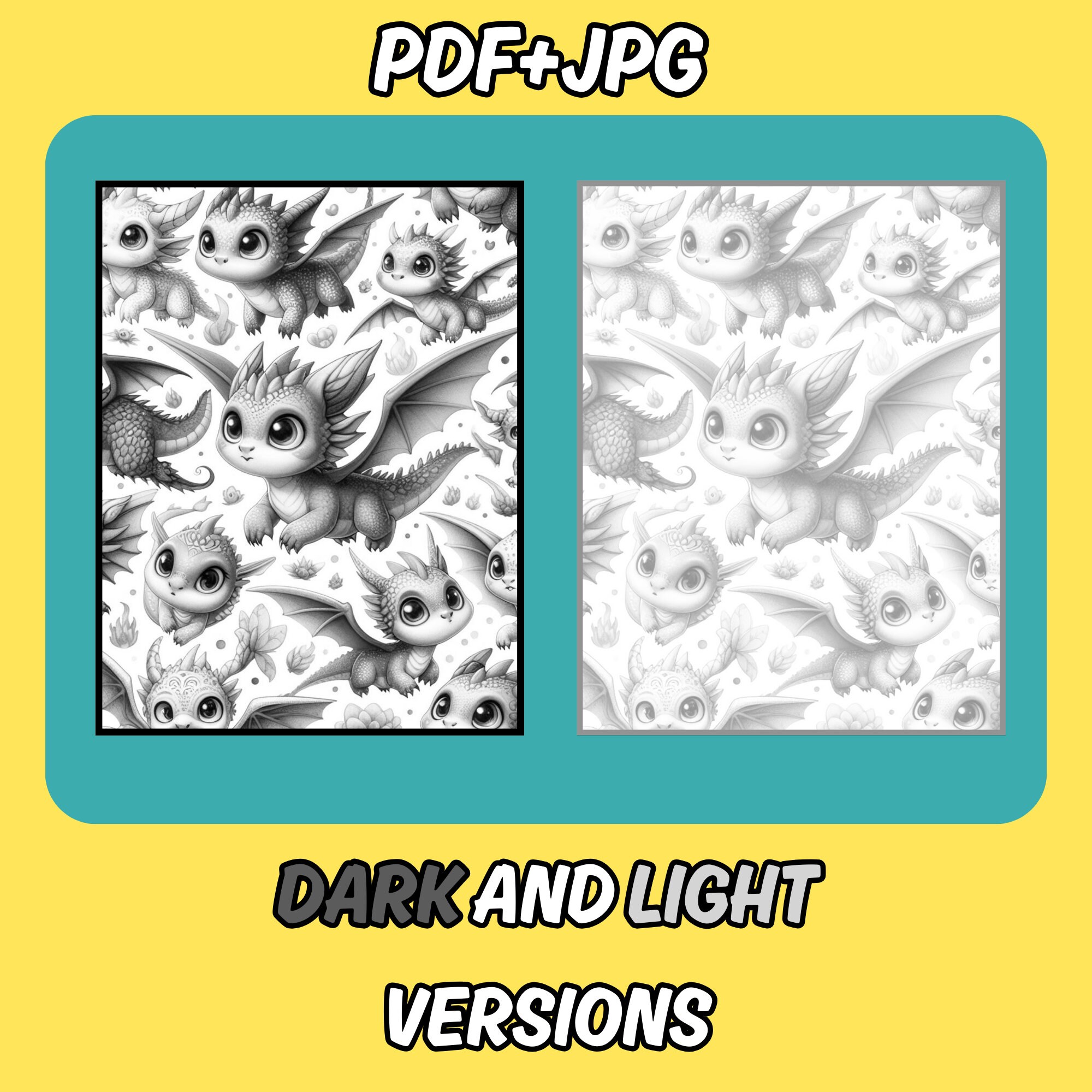 50 Enchanted Dragons Coloring Pages, Printable Coloring Pages for ...