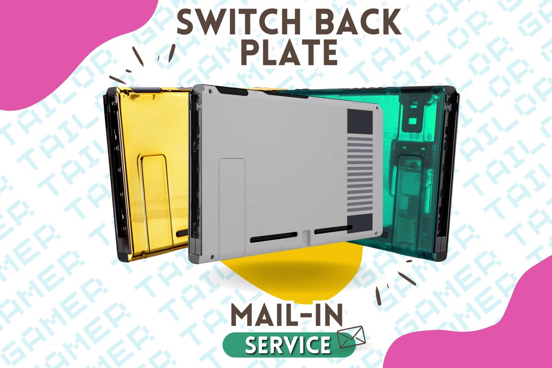 Custom Nintendo Switch Back Plate Color Change, Personalized Shell ...