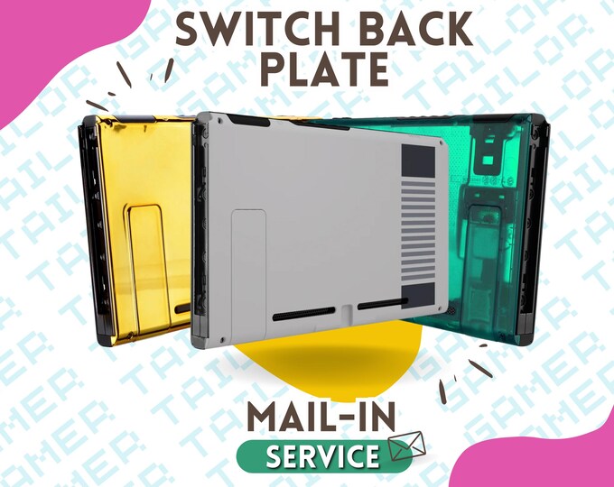 Custom Nintendo Switch Back Plate Color Change, Personalized Shell ...