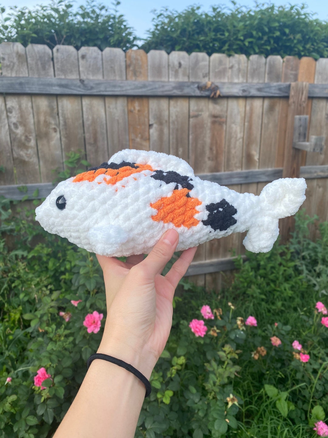 Koi Fish Fish Crochet Plushie koi Fish Plushie Decoration - Etsy