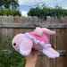 Turtle Pink Turtle Turtle Plushie Crochet Turtle Bow Turtle Valentine ...