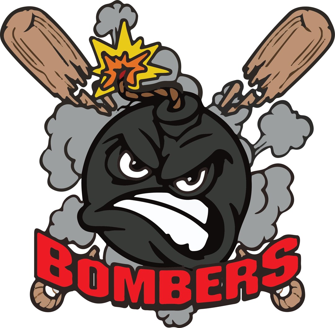 Svg/png "baseball Bombers" Team Logo - Etsy
