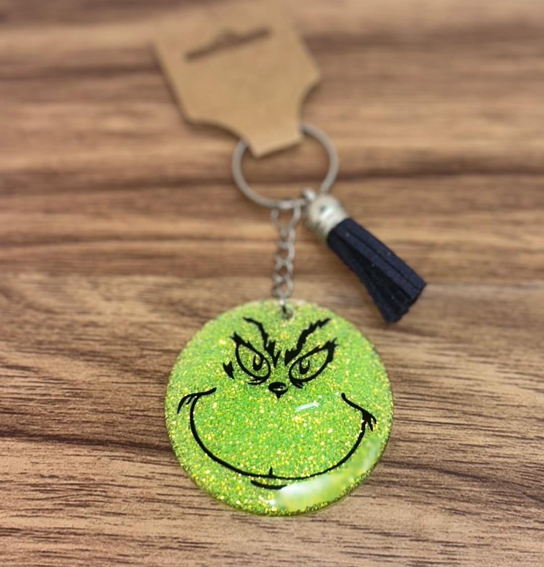 Grinch Keychain - Etsy