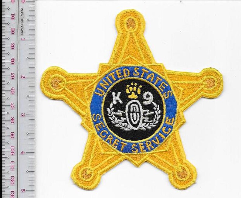 K-9 EOD US Secret Service USSS Explosive Ordnance Detection Gold Star ...