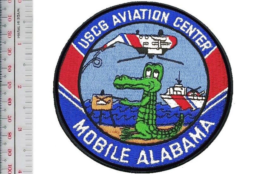 US Coast Guard USCG Aviation Center Mobile, Alabama Unit Base Patch - Etsy