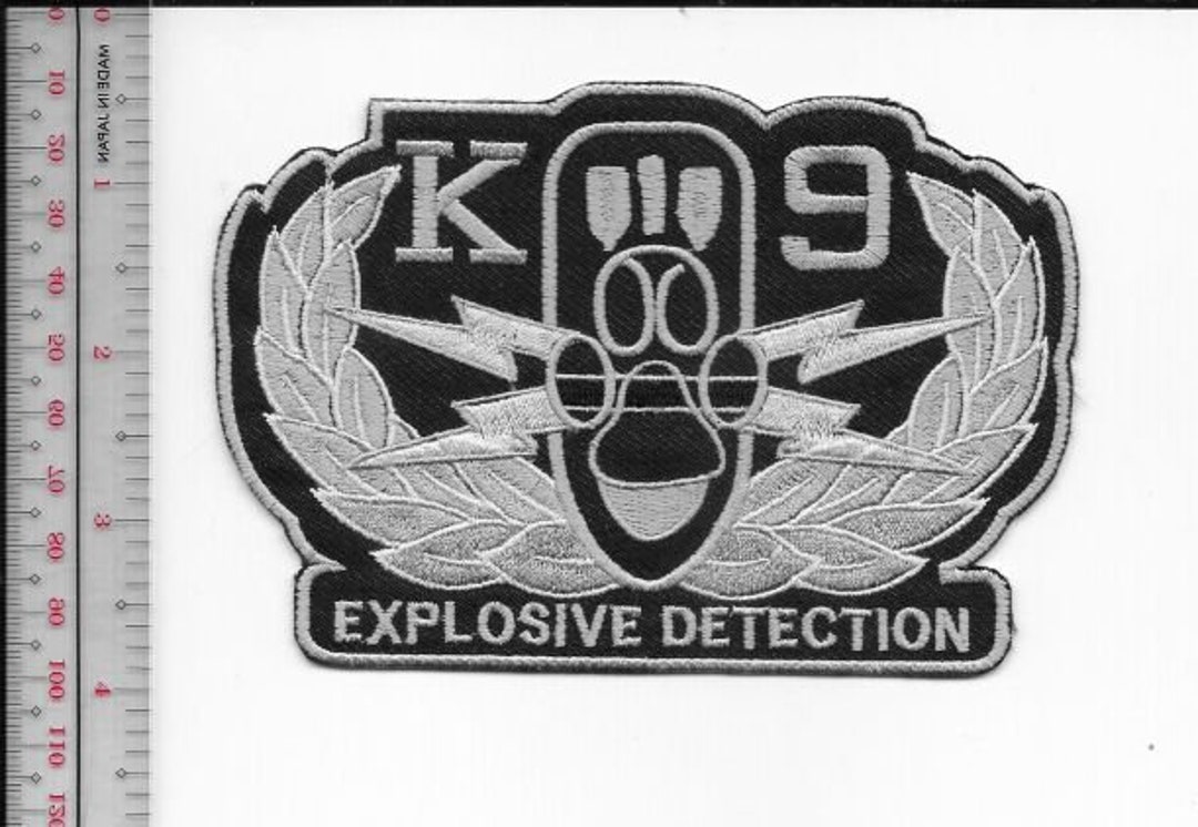 K-9 EOD Police Explosive Ordnance Detection Qualified Team Blue Line ...