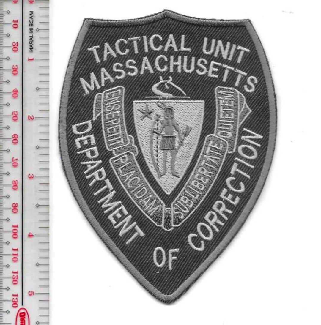 Massachusetts Department of Correction DOC Tactical Unit Patch - Etsy