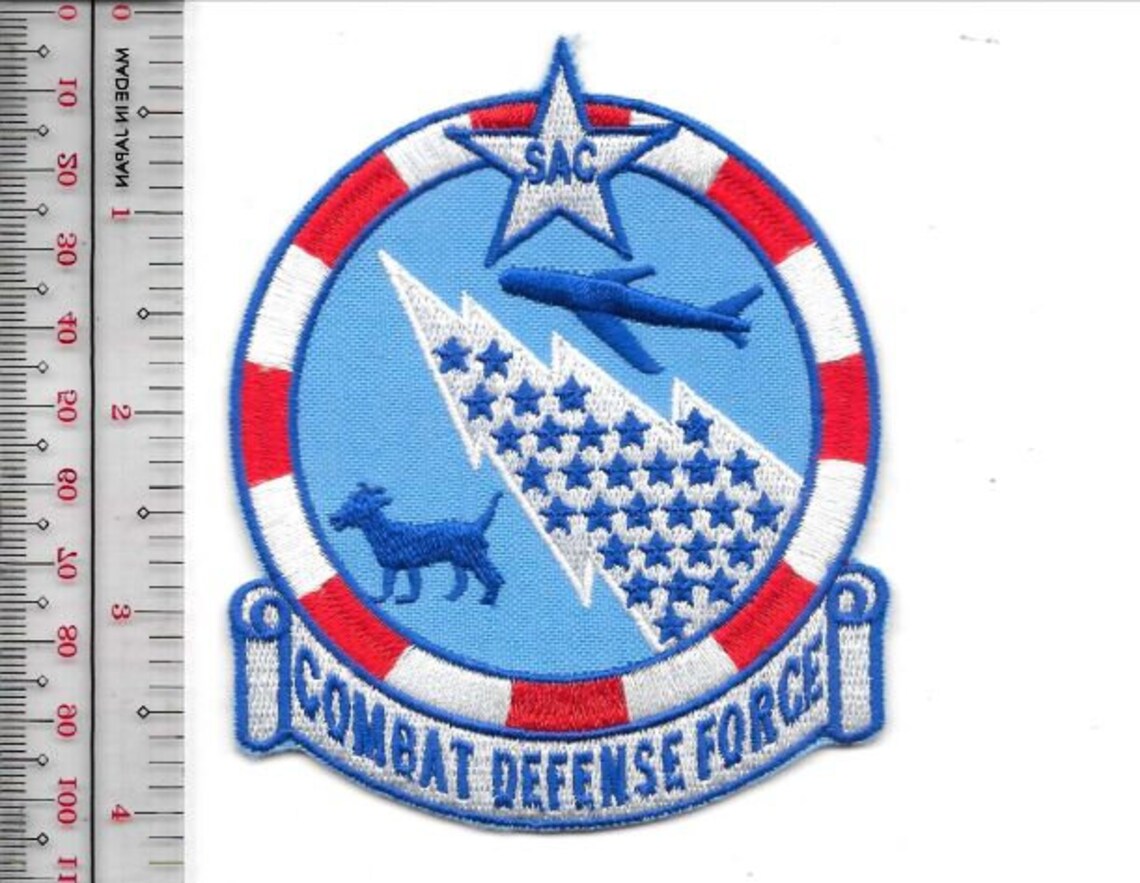 US Air Force USAF 320th Combat Defense Squadron SAC Combat Defense ...