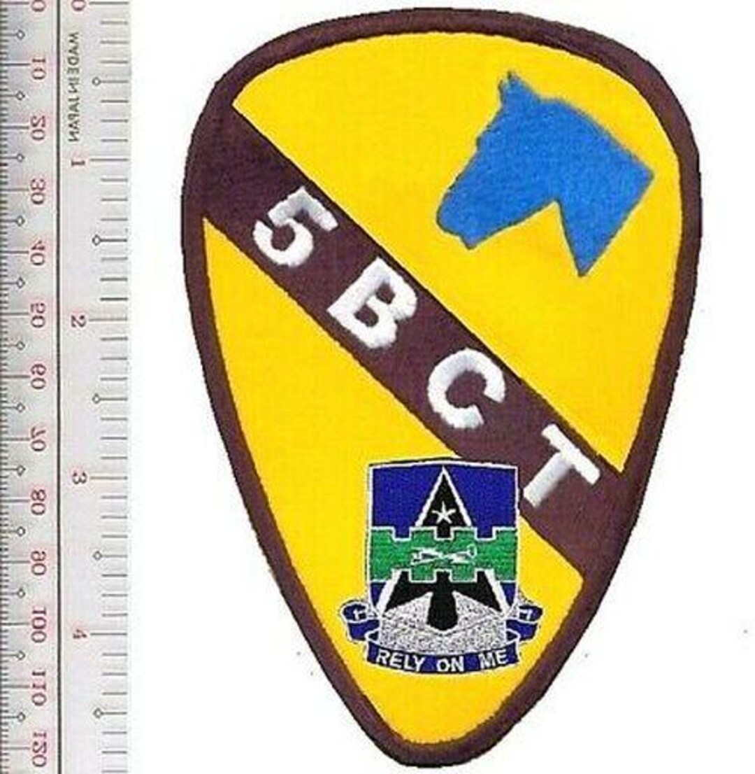 US Army Iraq 1st Cavalry Division 5th Brigade Combat Team BCT Patch - Etsy