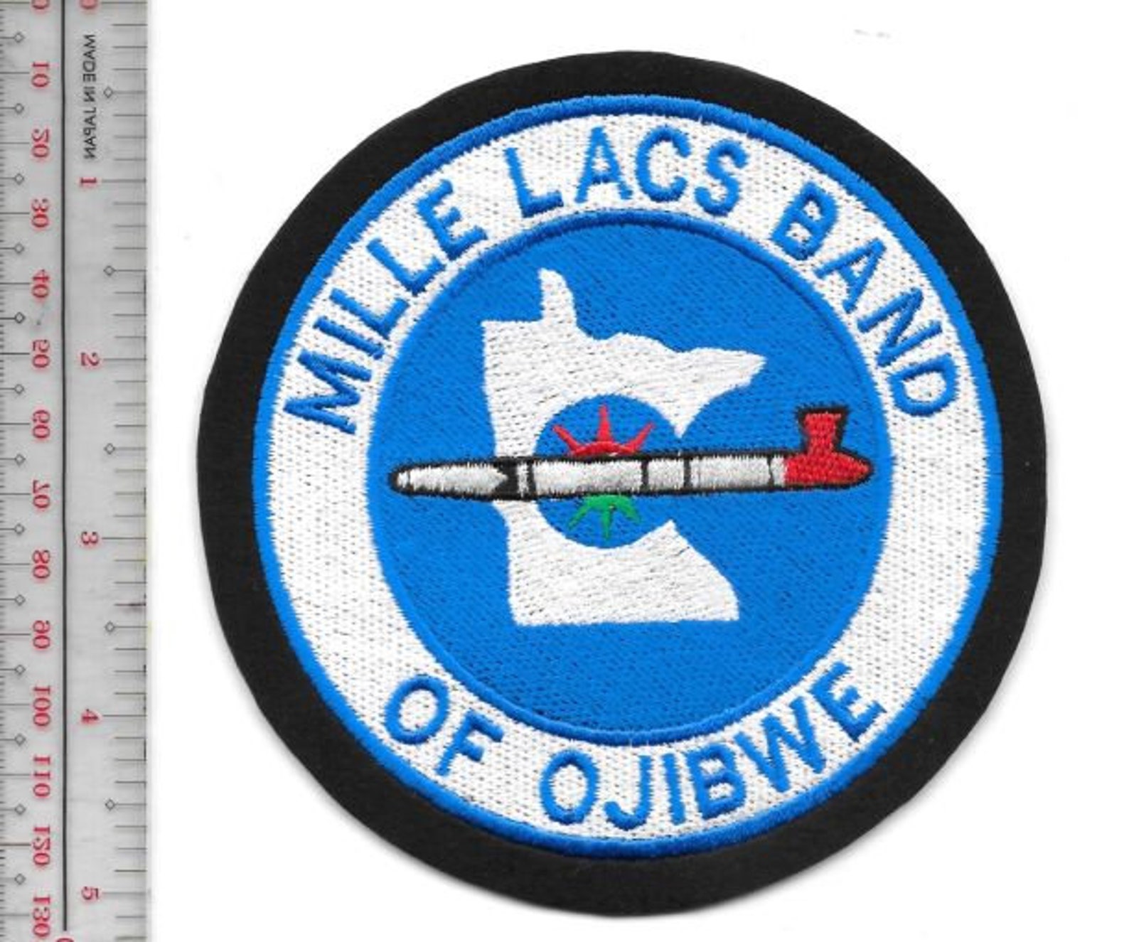 American Indian Tribe Seal Mille Lacs Band of Ojibwe the Reservation ...