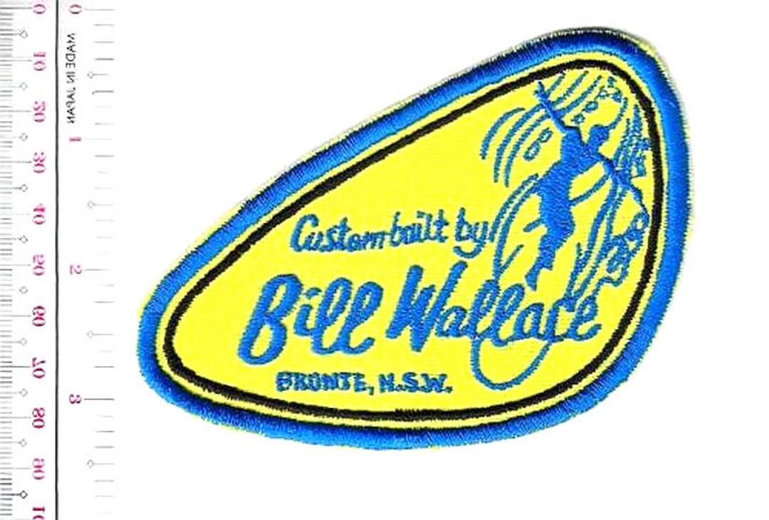 Vintage Surfing Australia Bill Wallace Surfboards Bronte NSW, AU Patch ...