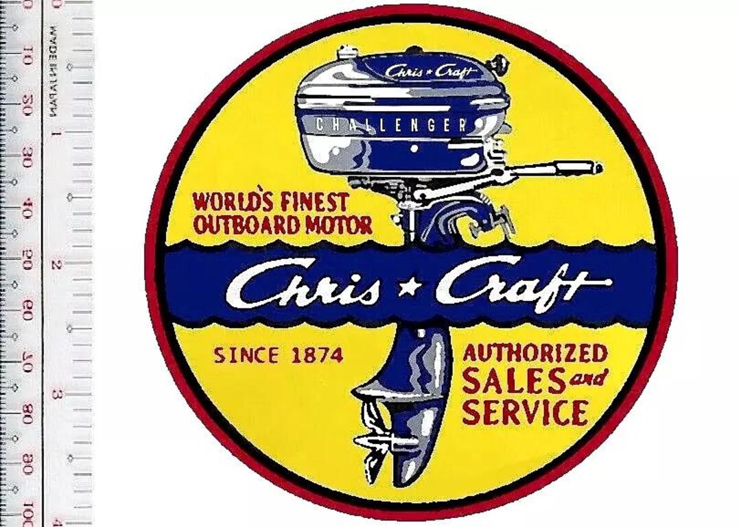 Vintage Retro Outboard Chris Craft Outboard Motors Sales & Service ...