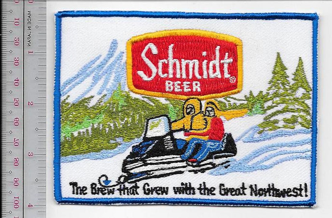 Snowmobile & Schmidt Beer 1970 Promo the Brew That Grew With the ...