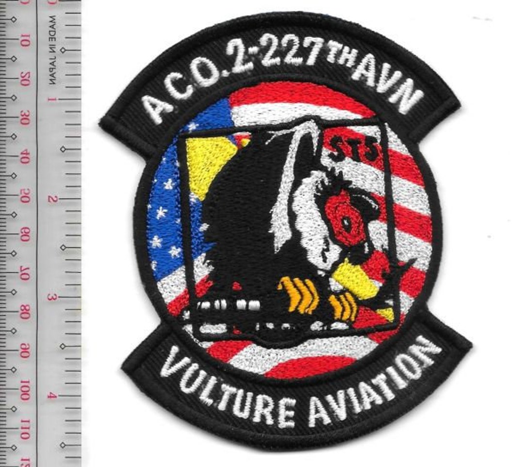 Us Army Vietnam 227th Aviation Regiment 2nd Bn A Co Vulture Aviation ...