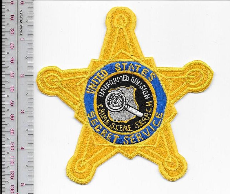 US Secret Service USSS Crime Scene Search Uniform Division Gold Star ...