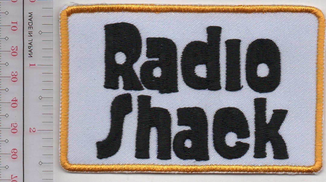 Radio Shack Hand Embroidery Patch - Etsy