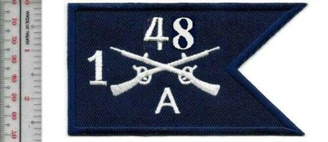 US Army 48th Infantry Regiment 1st Battalion A Company Guidon Patch - Etsy