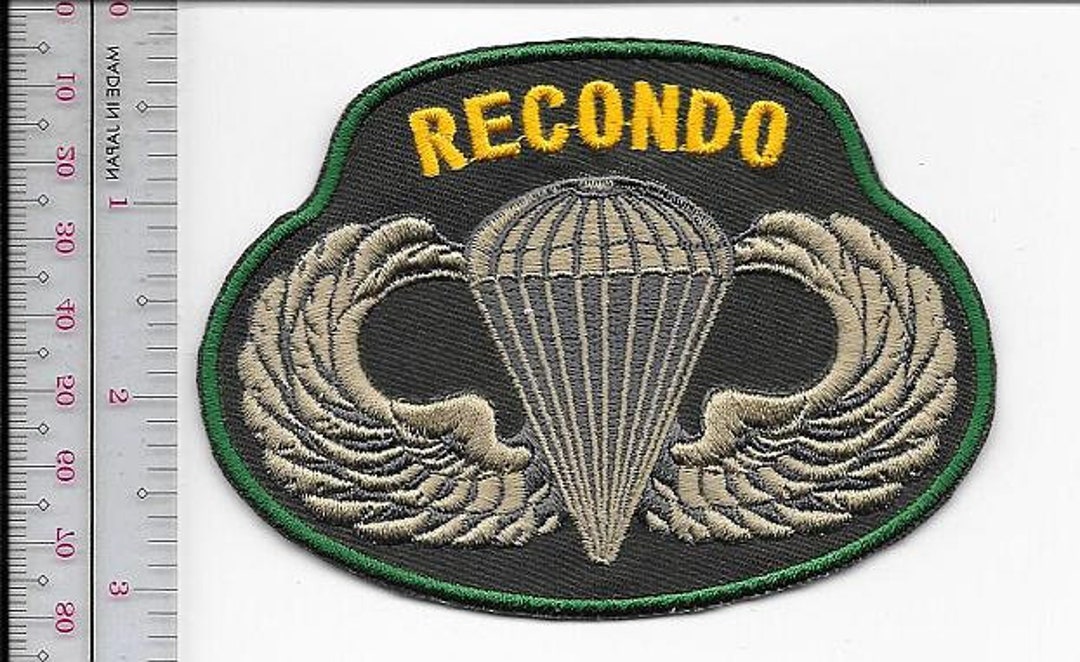 RECONDO US Army Reconnaissance & Commando School Airborne Qualified - Etsy
