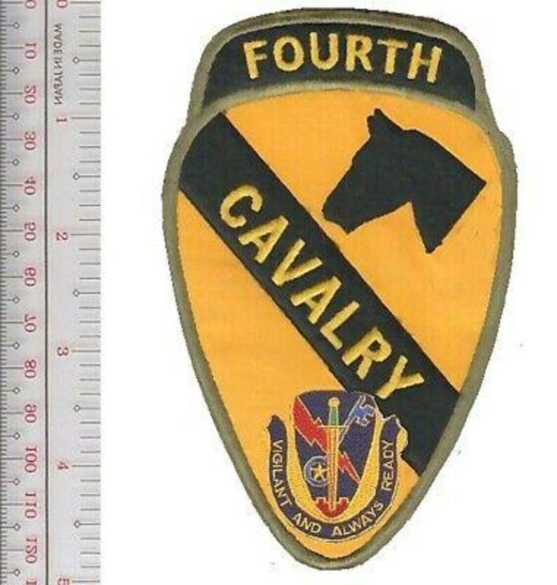 US Army Iraq 1st Cavalry Division 4th Brigade BCT Long Knife Unit Patch ...