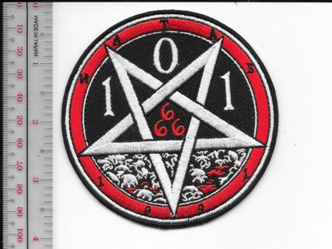 Vintage Skateboarding Natas 101 Skateboards 666 1991 Promo Patch 3.75 ...