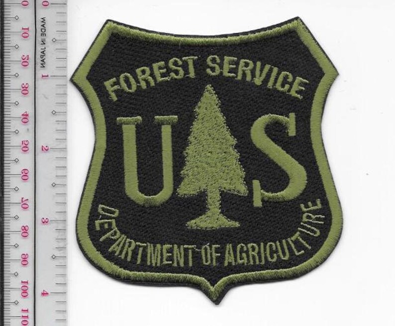 Hot Shot Wildland Fire Crew USFS United States Forest Service Green on ...