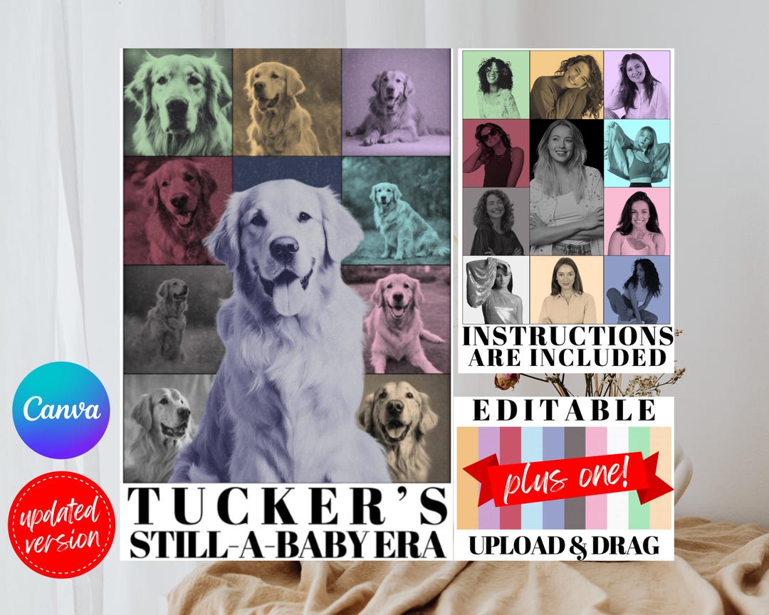 Editable Eras Tour TEMPLATE, Personalized Eras Tour Themed Template ...