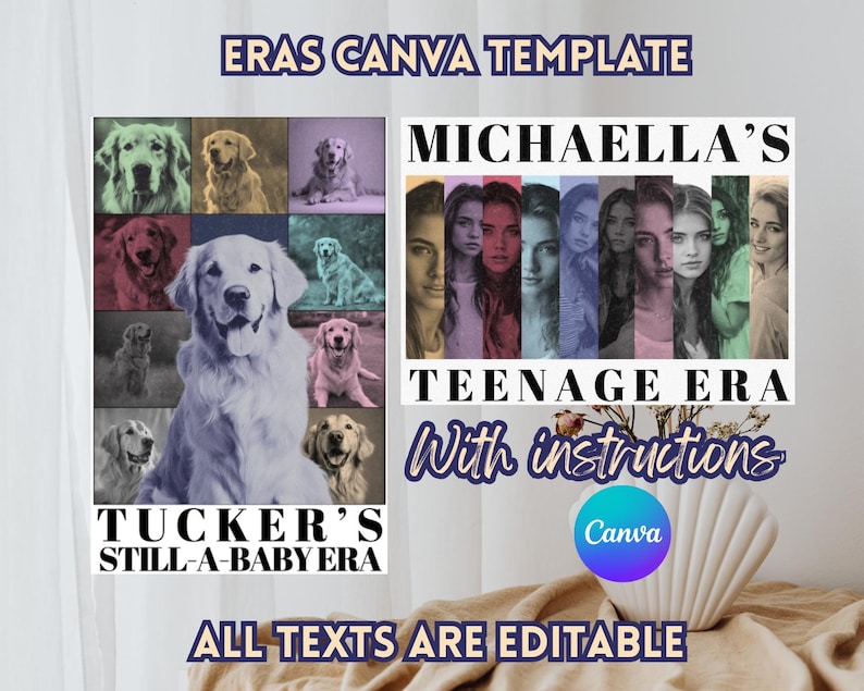 Editable Custom Eras Tour TEMPLATE, Personalized Eras Tour Themed ...