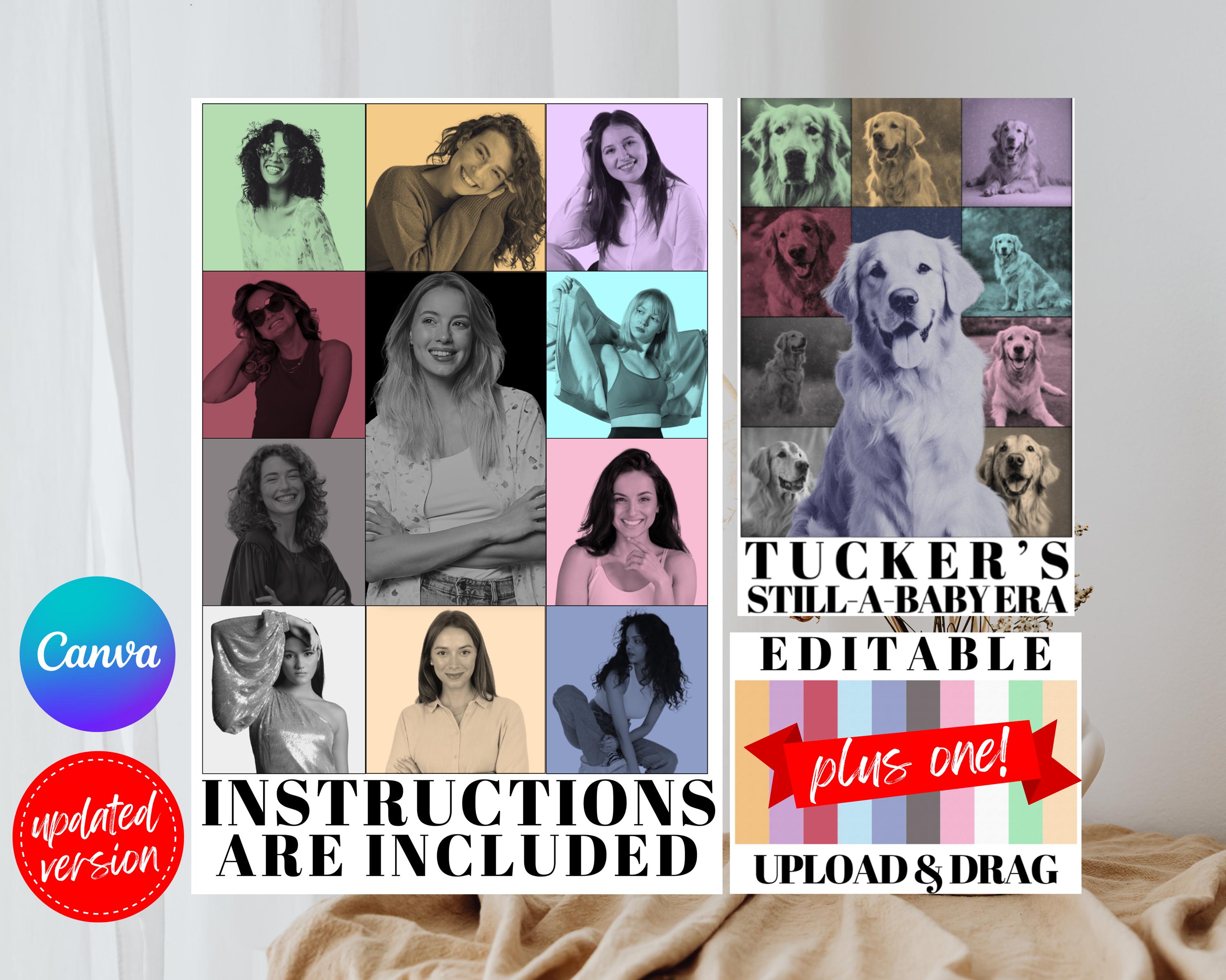 Editable Custom Eras Tour TEMPLATE, Personalized Eras Tour Themed ...