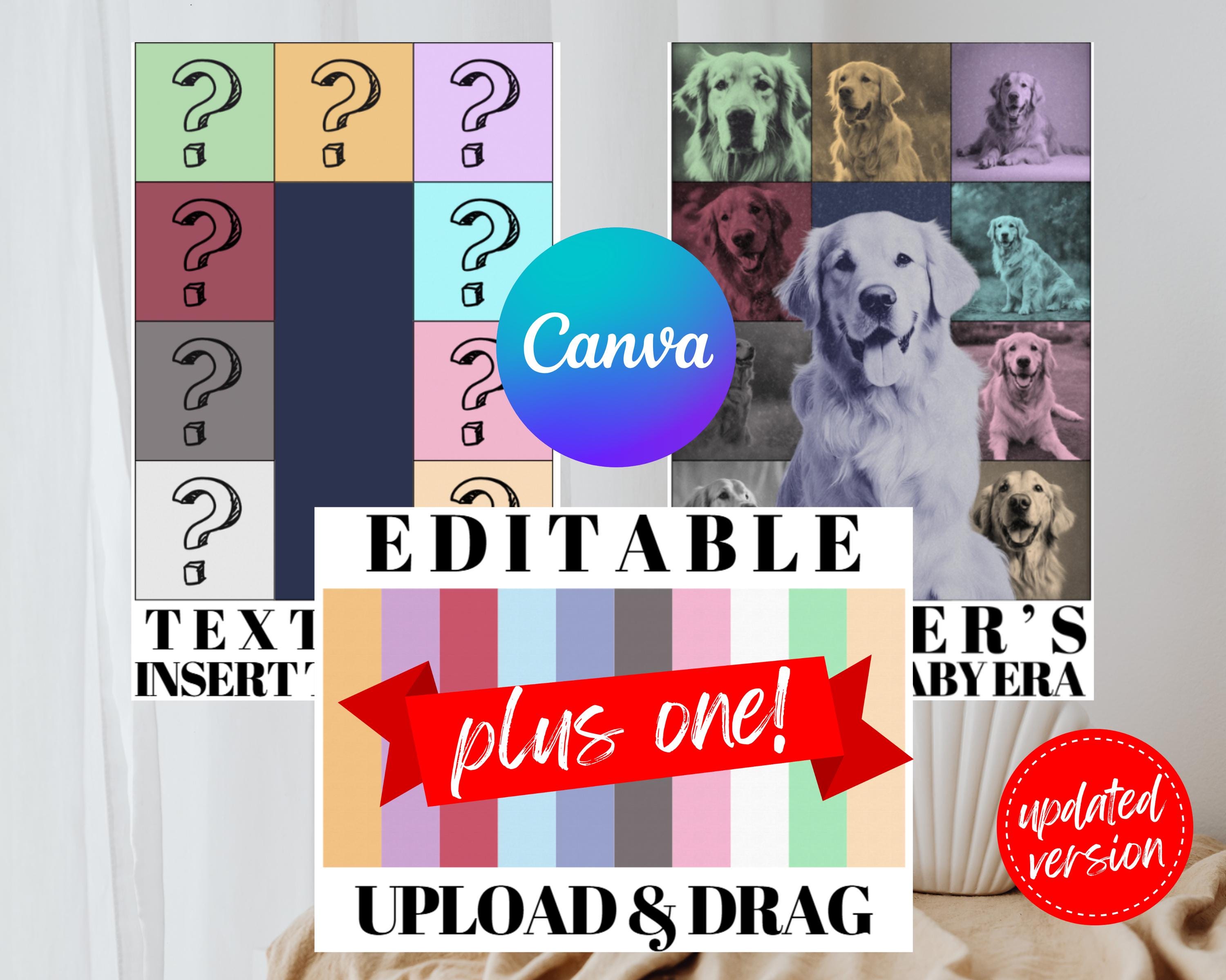 Editable Custom Eras Tour TEMPLATE, Personalized Eras Tour Themed ...