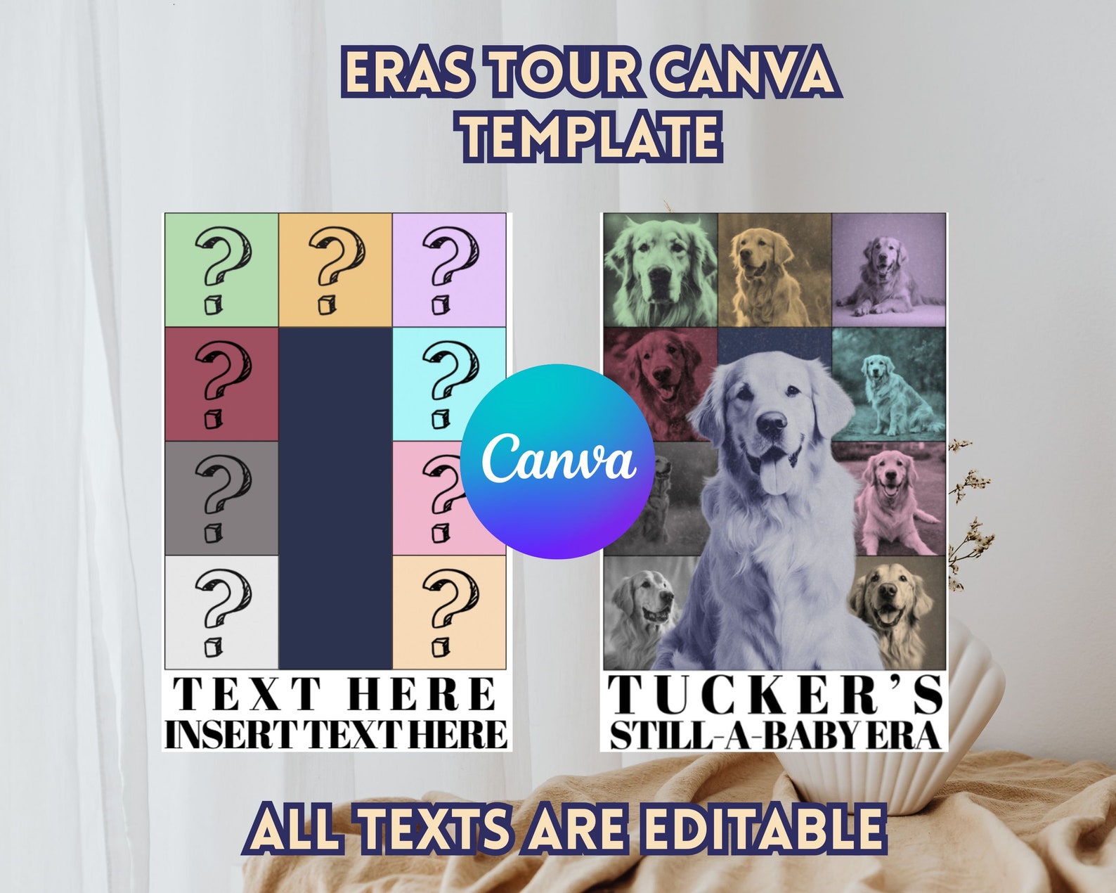 Editable Custom Eras Tour TEMPLATE, Personalized Eras Tour Themed ...