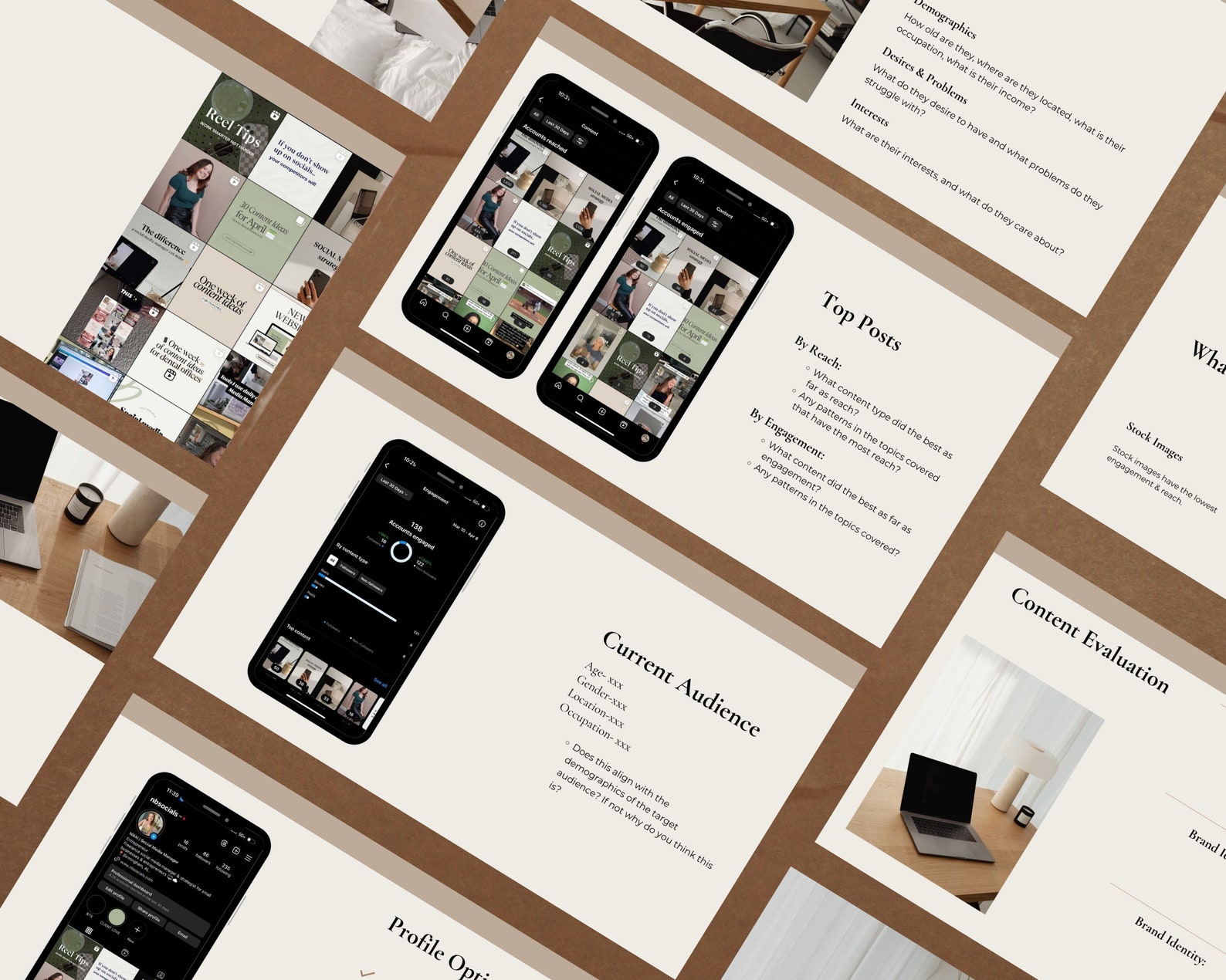 Editable Instagram Audit Template for Social Media Managers - Aesthetic ...