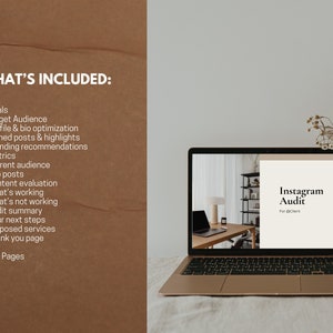 Editable Instagram Audit Template for Social Media Managers - Aesthetic ...
