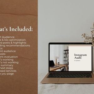 Editable Instagram Audit Template for Social Media Managers Aesthetic ...