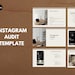 Editable Instagram Audit Template for Social Media Managers - Aesthetic ...
