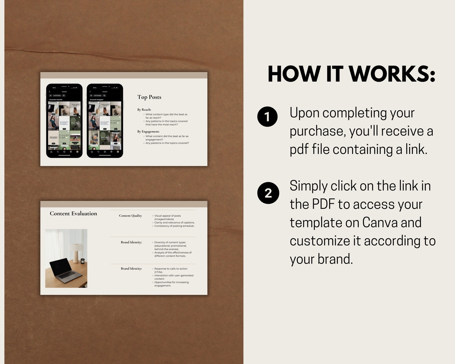 Editable Instagram Audit Template for Social Media Managers - Aesthetic ...